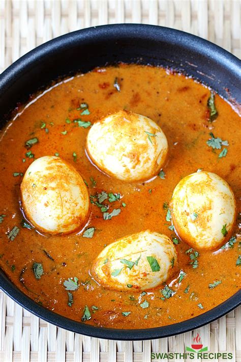 Chettinad Egg Curry Swasthis Recipes