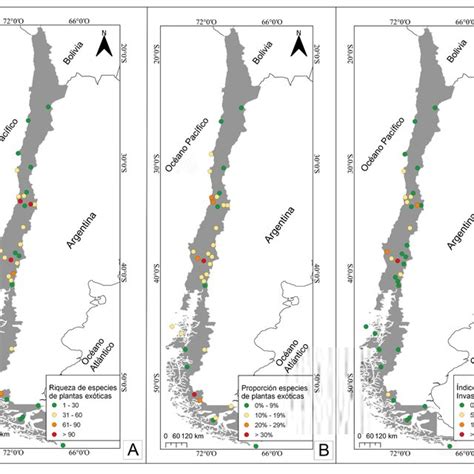 Distribución Geográfica De Las áreas Silvestres Protegidas Consideradas