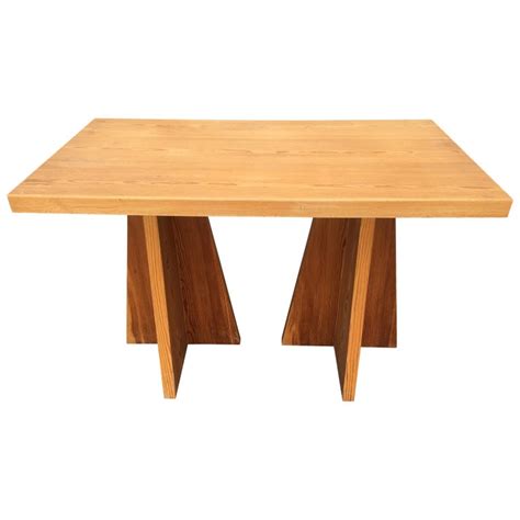 Small Modern Swedish Rectangular Pine Cocktail Table