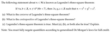 solved the following statement about n n is known as