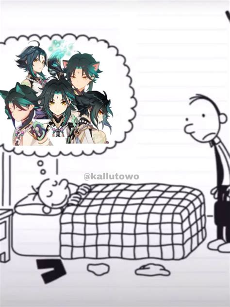 Head Empty Just Xiao 😍 Im A Simp Character Design Memes