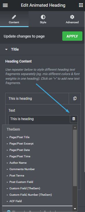 Text TheGem WordPress WooCommerce Theme Documentation
