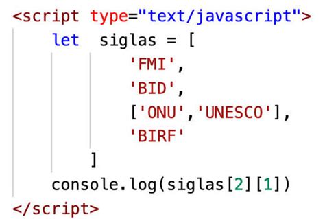 Arrays En Javascript Test Examen Examen Test Online Cibertest