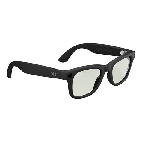 Ray Ban Meta Glasses Wayfarer Transitions G15 Green Matte Black