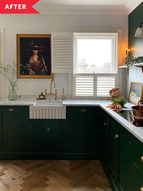 Bold Green Devol Kitchen Makeover The Kitchn