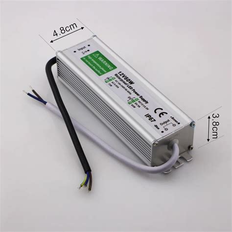 Free Shipping DC V W IP Waterproof Electronic LED Driver Outdoor