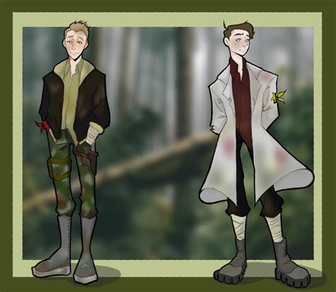 Иллюстрация Референсы персонажей в стиле 2d