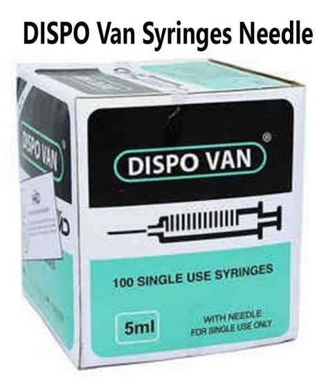 Dispo Van Syringes Needle Size 5ml At ₹ 238piece In Bengaluru Id