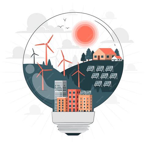 Ilustración Del Concepto De Energía Renovable Vector Gratis