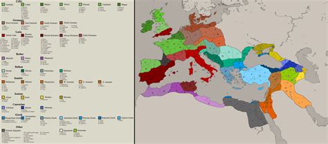 Alternate Roman Empire Cultural Ethnic And Linguistic Map Imaginarymaps