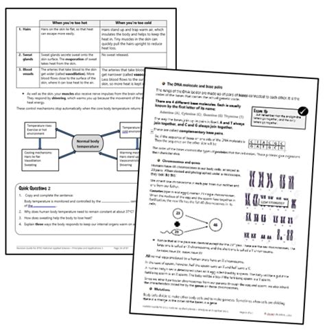 Revision Guides For BTEC First Applied Science