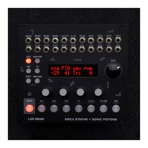 Erica Synths Sonic Potions Lxr Eurorack Owners Manual Pdf Download Manualslib