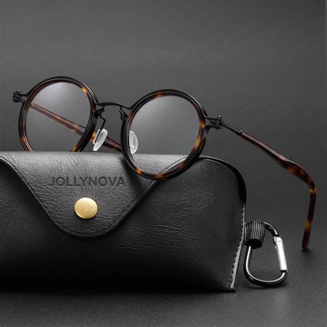 Tate Vintage Round Acetate Glasses Frame Jollynova