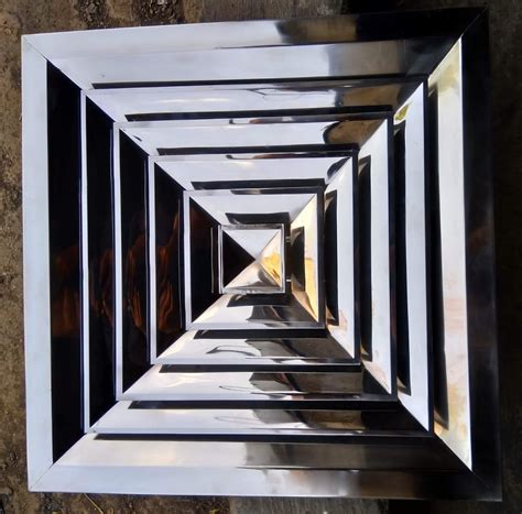 Linear Polished Stainless Steel Air Diffuser For Industrial Shape