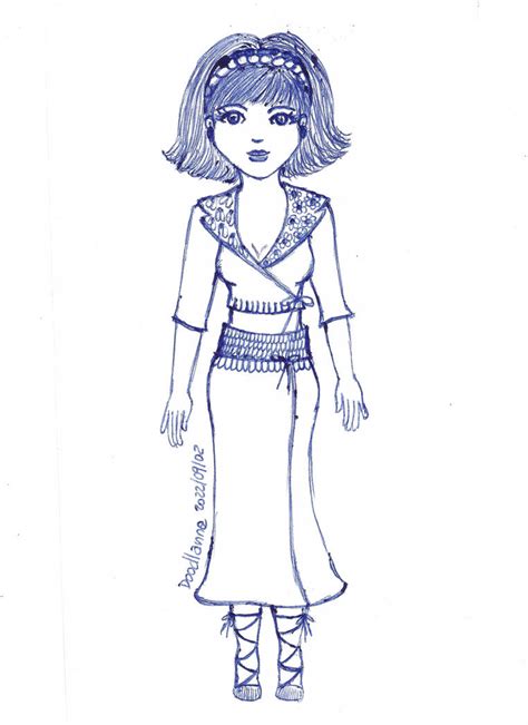 2022 09 02 A Blue Girl By Doodlanne On Deviantart