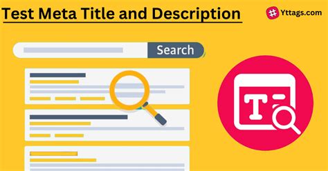 meta title and description pixel and character length checker yttags