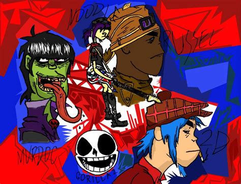 Gorillaz Fan Art By Drakriff On Deviantart