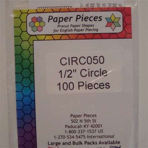 Circle Paper Etsy