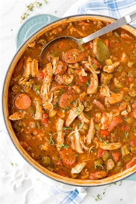 Louisiana Chicken And Sausage Gumbo Emeril Semashow