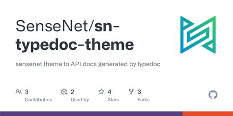 Github Sensenetsn Typedoc Theme Sensenet Theme To Api Docs