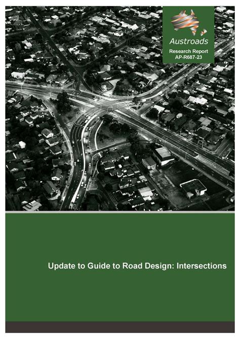 Reaaa On Linkedin New Road Design Guidance On Intersections Crossings