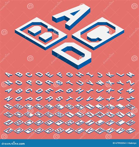 Isometric Letters Vector Stock Vector Illustration Of Crystal 67992054