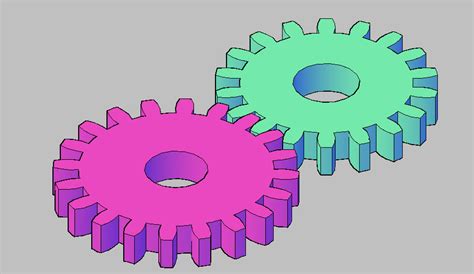 Techdrawing DRAWING ASSEMBLE GEAR