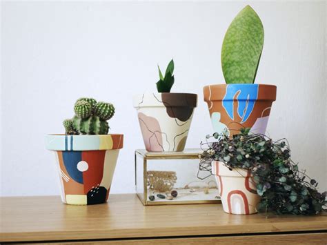 Customiser Ses Pots En Terre Cuite DIY Nina Wauthier