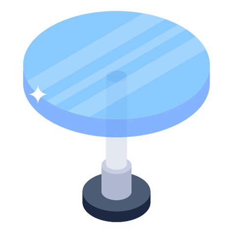 Glass Table Generic Isometric Icon