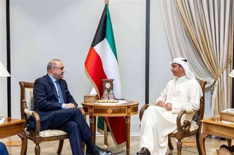 لقاء السفير مع نائب وزير الخارجية الكويتي سفارة جمهورية العراق في الكويت