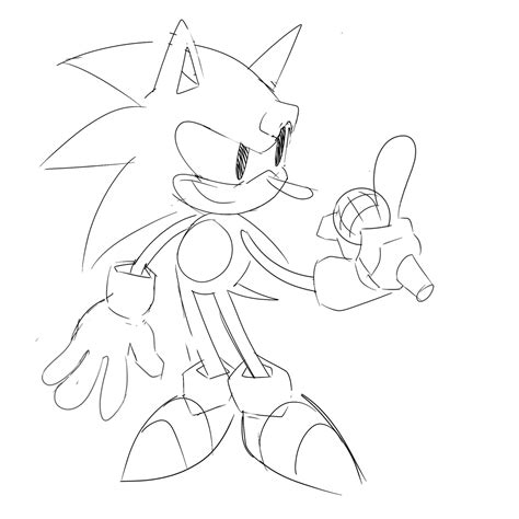 Tried To Make A Sonic Sprite As Close To The Fnf Style As Possible Howd I Do R