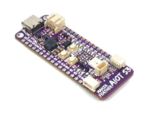 Cnx Software Maker Feather Aiot S3 An Esp32 S3 Board Programmable