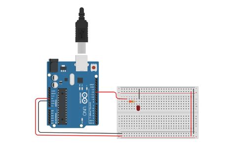 circuit design practica arduino 1 tinkercad