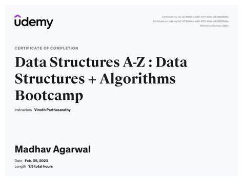 Madhav Agarwal On Linkedin Udemy Course Completion Certificate