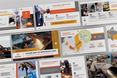 Портфолио презентации для компании «Ферраком Biecom