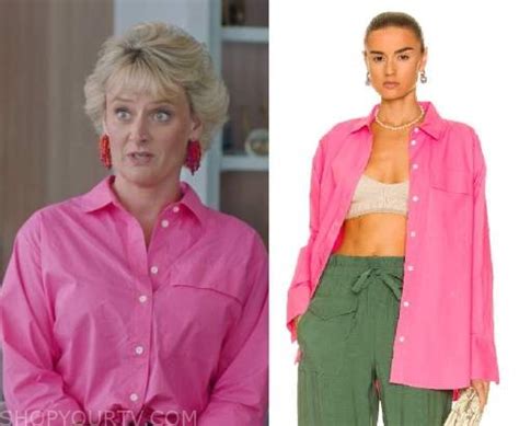 Workin Moms Season 7 Episode 5 Vals Pink Shirt Shop Your Tv