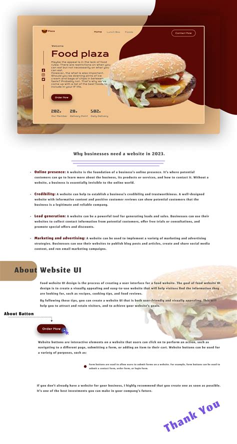 Food E Commerce Website On Behance