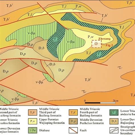 Distribution Of The Carlin Type Gold Deposits In The Golden Triangle