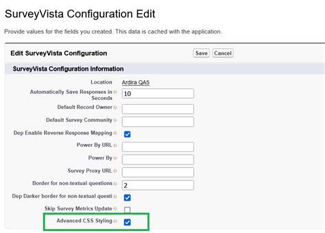 Advanced Styling Options Using Custom Css Surveyvista