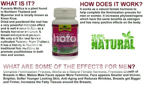 3 X HERBAL FEMINIZER SEX CHANGE Female Hormone Estrogen Breast