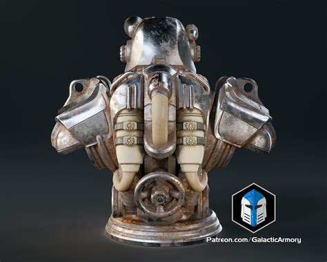 Fallout T 60 Power Armor Bust 3d Print Files 3d Model By Galactic