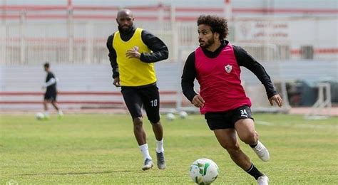 عبد الله جمعة يشارك في تدريبات الزمالك الجماعية بعد تعافيه من نزلة البرد