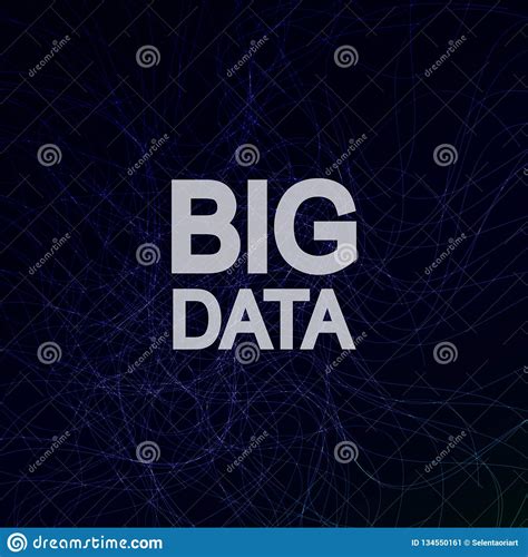 Big Data Visualization Concept Vector Stock Vector Illustration Of