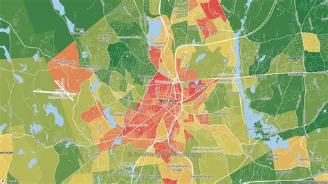 The Highest And Lowest Income Areas In Worcester Ma