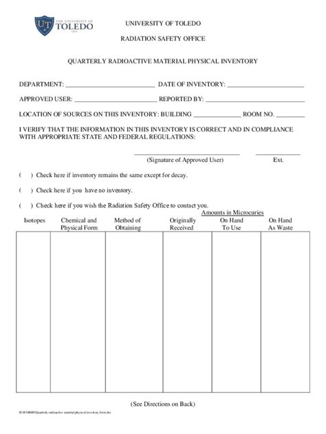 Fillable Online Radiation Safety Forms And Application Process Fax