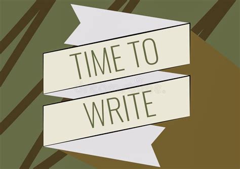 Conceptual Display Time To Write Business Idea To Record Something Or To Express An Idea In