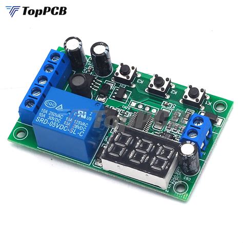 DC Current Detection Module Relay Digital Display Overcurrent Alarm Switch Controller Motor