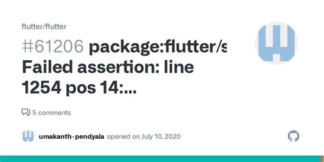 Package Flutter Src Painting Text Style Dart Failed Assertion Line