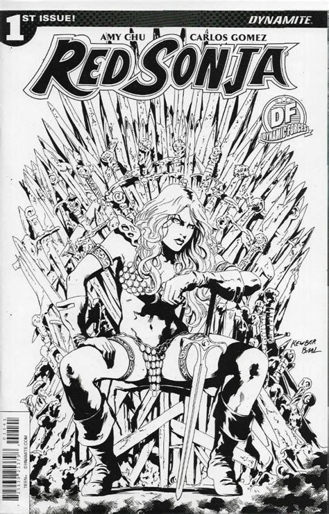 Red Sonja 1 Cover By Kewber Baal In Miki Annamanthadoos Red Sonja
