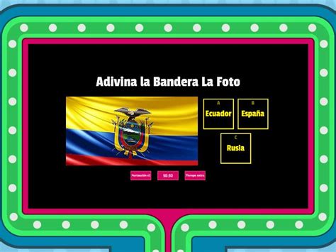 Adivina Las Banderas Gameshow Quiz